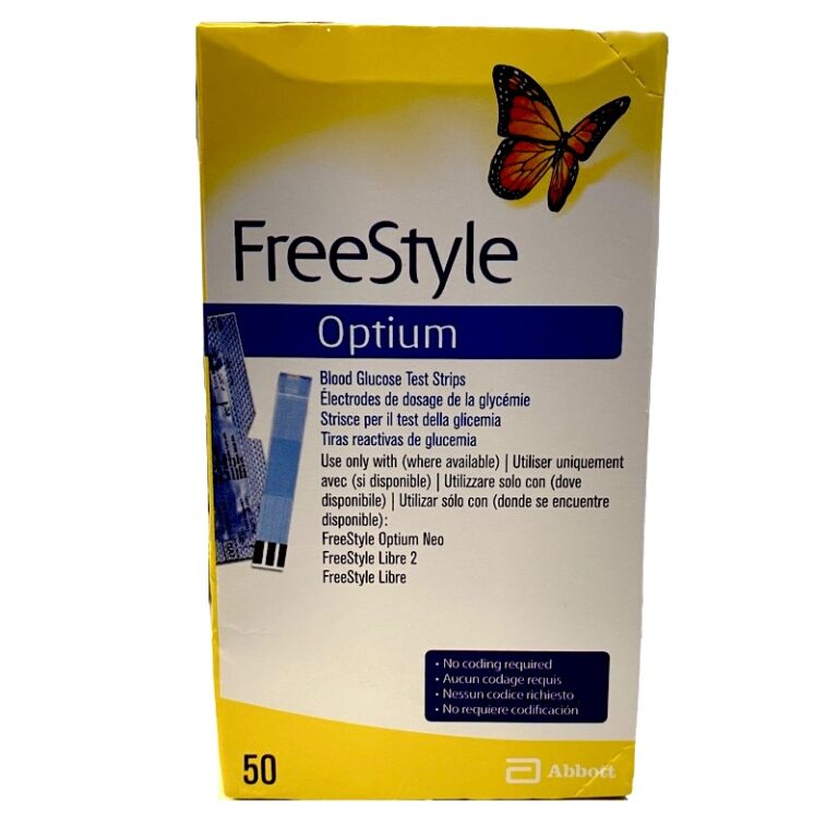 Freestyle Optium Blood Glucose Test Strips 50s | CDE Online